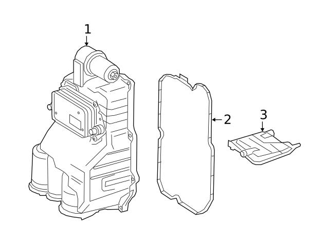Genuine Mercedes 2473711400 Auto Trans Oil Pan - Mercedes