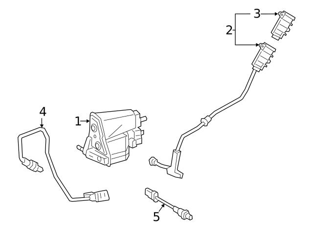 Genuine Mercedes 2474709201 Vapor Canister Filter Seal - Mercedes