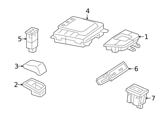 Genuine Mercedes 2478203802 12 Volt Accessory Power Outlet; Front ...