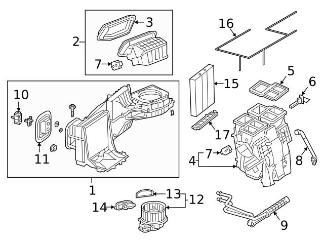 Genuine Mercedes 2478308100 Heater Core - Mercedes