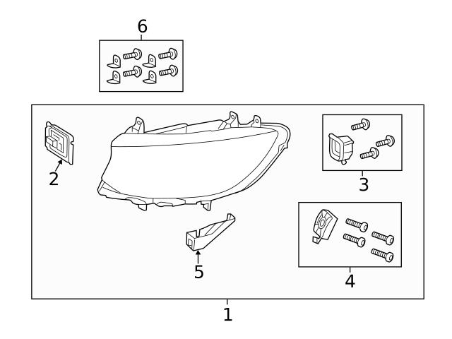 Genuine Mercedes 2479004004 Xenon Lighting Ballast; Front Right - Mercedes