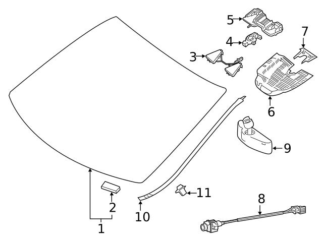 Genuine Mercedes 247900571028 Night Vision Camera | 2139004123 ...