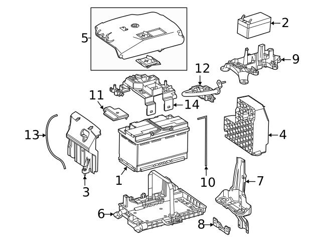 Genuine Mercedes 2479061803 Battery Frame - Mercedes
