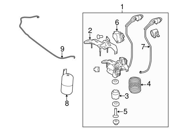 Genuine Mercedes 251320026964 Suspension Air Compressor Filter ...