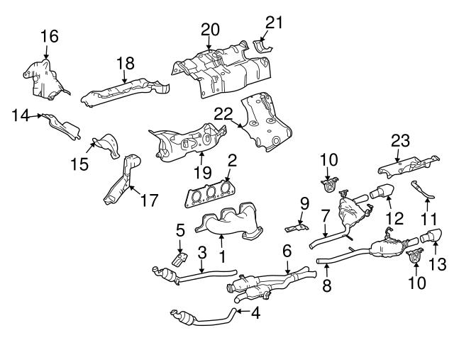 Genuine Mercedes 2514910095 Exhaust System Hanger; Rear - Mercedes