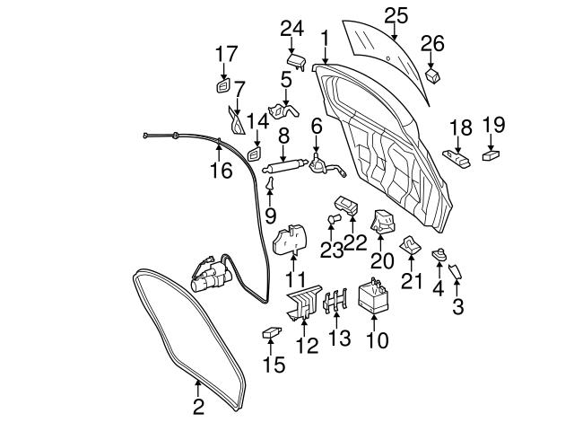 Genuine Mercedes 2518001448 Tailgate Pull Down Motor - Mercedes