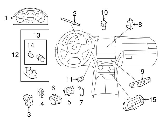 Genuine Mercedes 2518206510 Sun Load Temperature Sensor - Mercedes