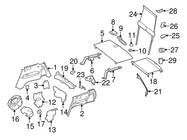 Genuine Mercedes 0008103400 Coat Hook - Mercedes | 0008140132 67660046 ...