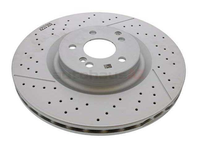 Genuine Mercedes 2534230000, A2534230000 Disc Brake Rotor; Rear - Mercedes