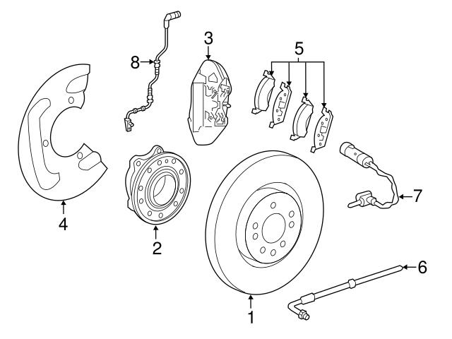 Genuine Mercedes 2535406719 ABS Wheel Speed Sensor Wire Harness; Left ...