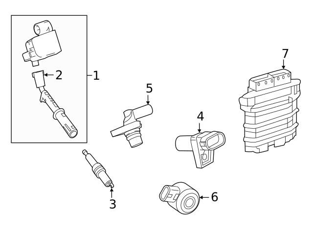 Genuine Mercedes 2561590900 Direct Ignition Coil Boot - Mercedes ...