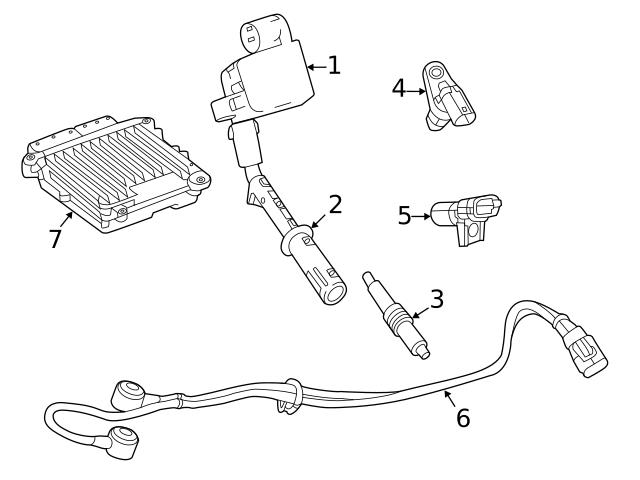 Genuine Mercedes 2569050100 Crankshaft Position Sensor - Mercedes