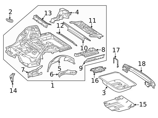 Genuine Mercedes 2576100300 Battery Frame - Mercedes
