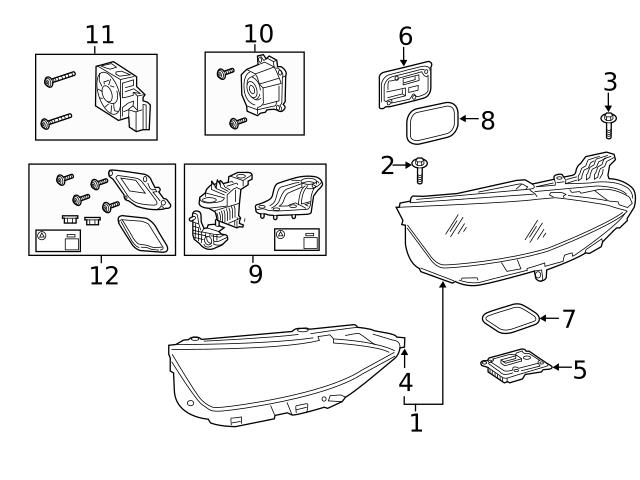 Genuine Mercedes 2578202000 Headlight Restoration Kit; Front Right ...