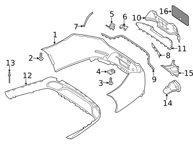 Genuine Mercedes 2578857400 Bumper Cover Heate Shield; Right - Mercedes