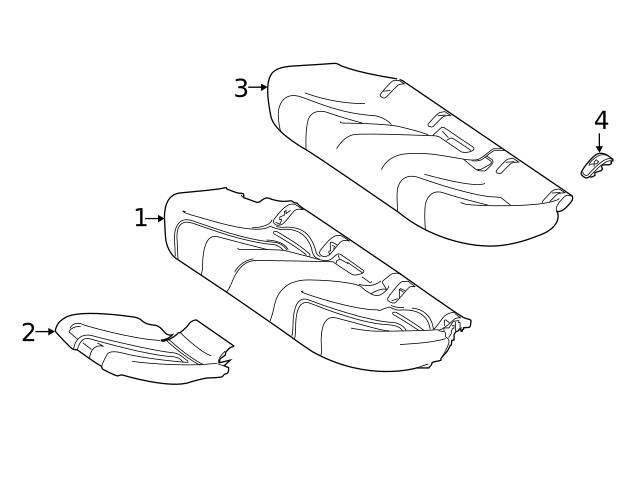 Genuine Mercedes 25792058028V17 Child Restraint Anchor Plate Bracket ...