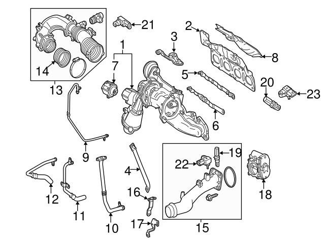 Genuine Mercedes 2701420380 Exhaust Manifold Gasket - Mercedes