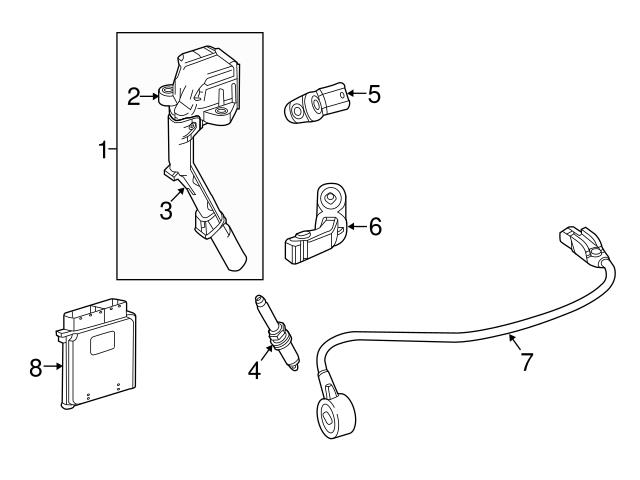 Genuine Mercedes 2709051300 Crankshaft Position Sensor - Mercedes ...