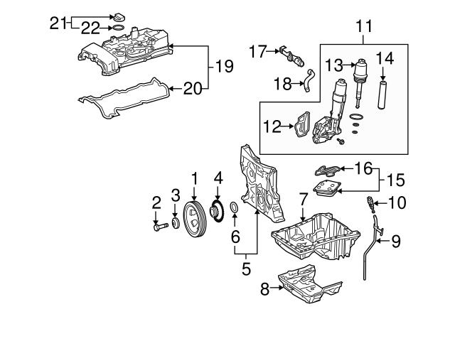 Genuine Mercedes 2711800710 Oil Filter Housing - Mercedes