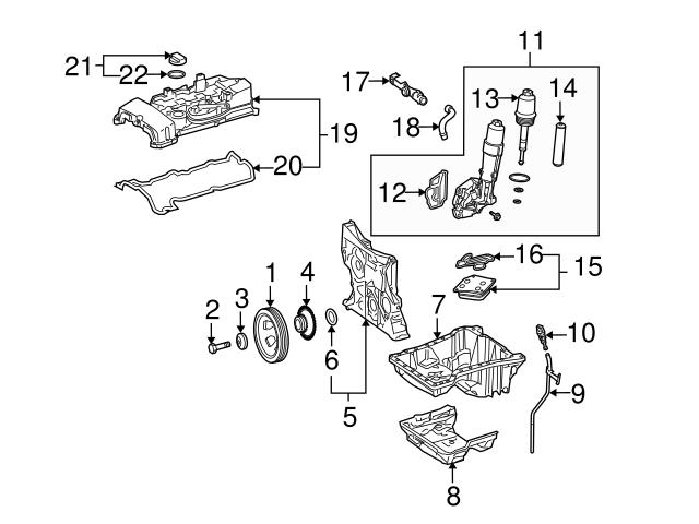 Genuine Mercedes 2711880101 Oil Cooler - Mercedes