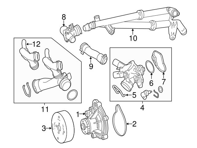 Genuine Mercedes 271203048064 Engine Coolant Thermostat Gasket ...
