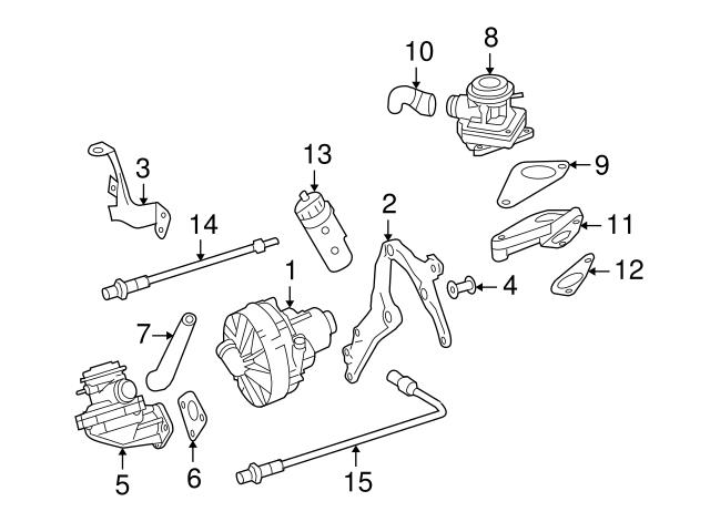 Genuine Mercedes 2730180582, A2730180582 Crankcase Breather Hose; Oil ...
