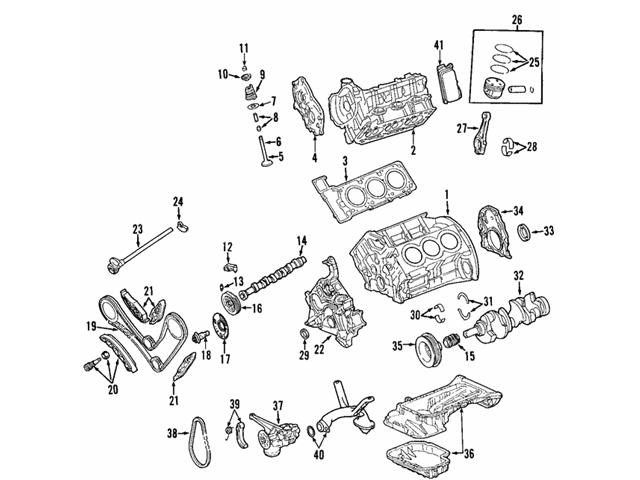 Genuine Mercedes 2721800452 Oil Pump Pickup Tube - Mercedes