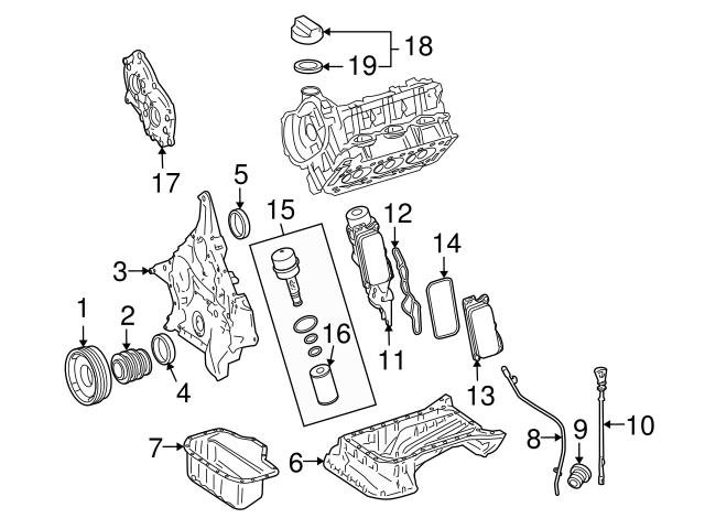 Genuine Mercedes 2730101472 Oil Dip Stick - Mercedes | 2730100172 ...