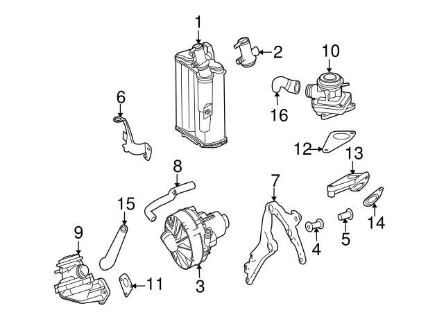 Genuine Mercedes 2731420283 Evaporative Emissions System Lines ...