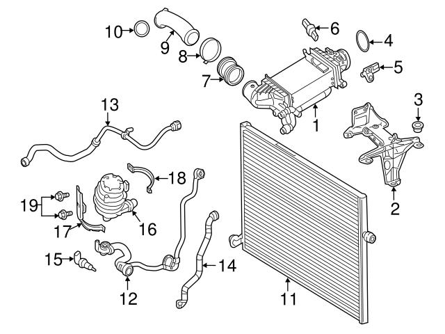 Genuine Mercedes 2740981439 Turbocharger Bracket - Mercedes