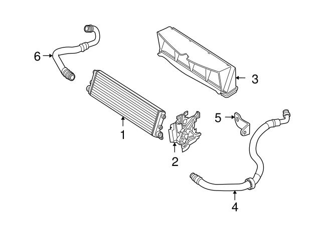 Genuine Mercedes 2751804930 Oil Cooling Line/Hose - Mercedes