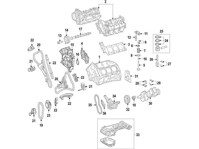 Genuine Mercedes 2760521916 Timing Chain Guide/Rail; Left Lower Lower ...