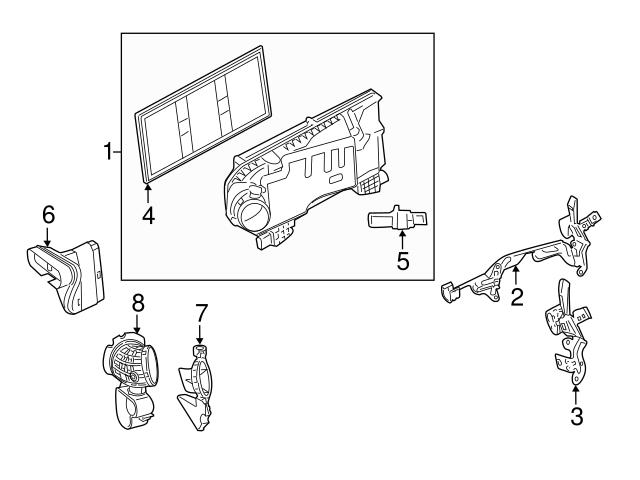 Genuine Mercedes 2760906282 Air Intake Hose - Mercedes