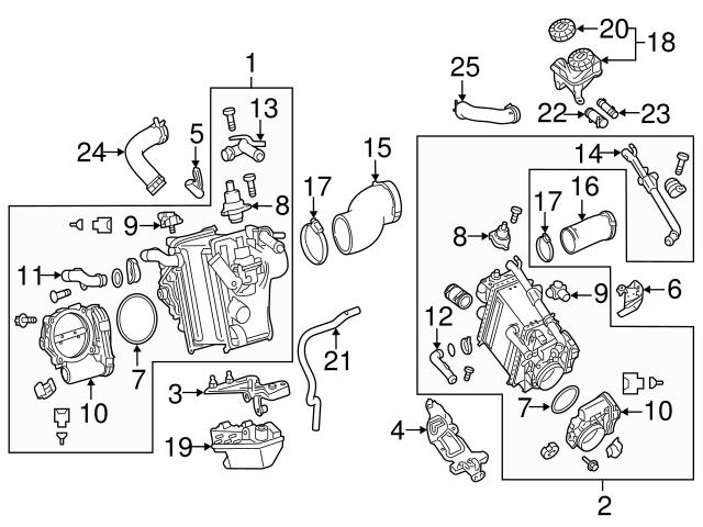 Genuine Mercedes 276141028064 Throttle Body/Housing Gasket; Left, Right ...