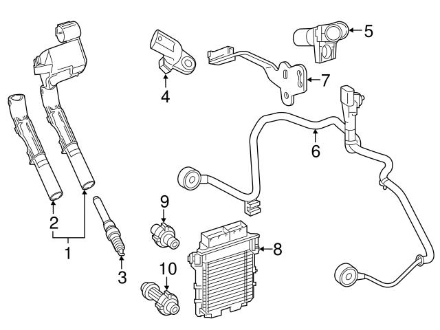 Genuine Mercedes 2761593541 Engine Control Module Bracket; Lower - Mercedes