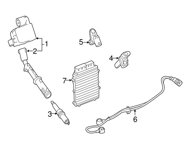 Genuine Mercedes 2769065400 Direct Ignition Coil - Mercedes | 2769063500