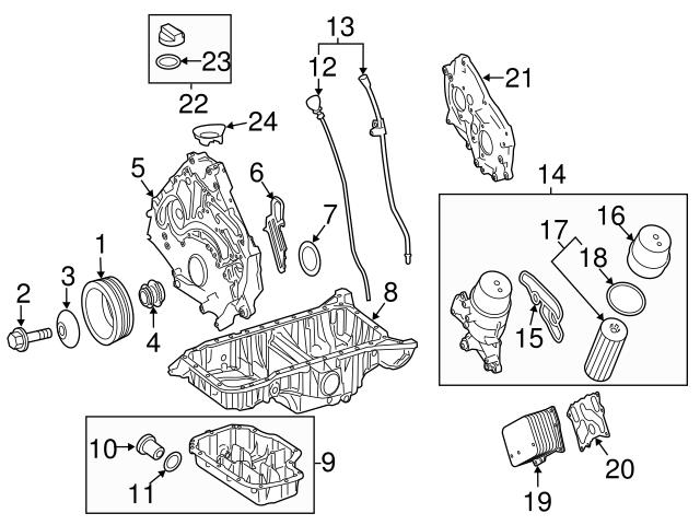 Genuine Mercedes 2780101828 Oil Pan; Lower - Mercedes | A2780101828