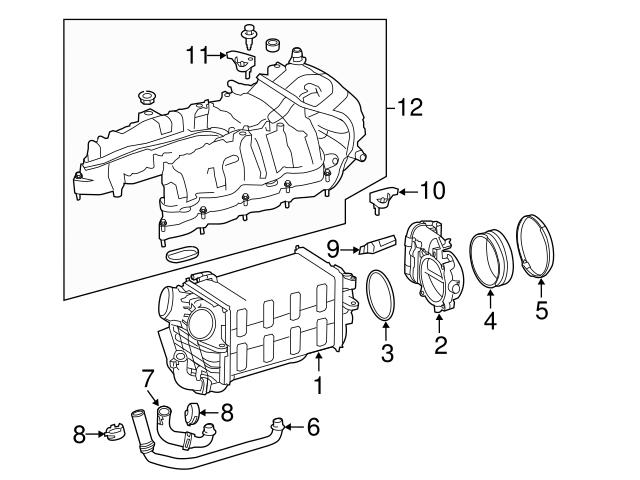 Genuine Mercedes 2780980807 Intake Manifold - Mercedes | 2780980707