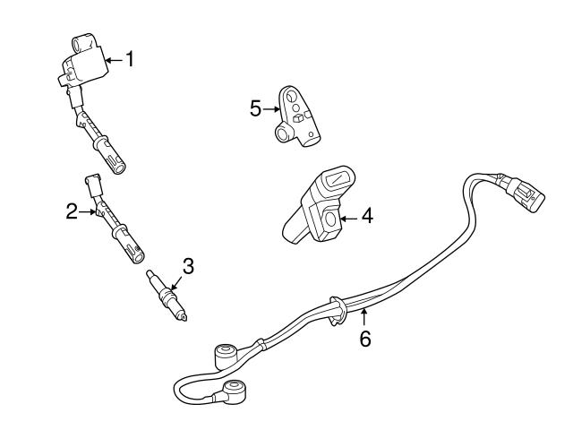 Genuine Mercedes 2789050000 Ignition Knock (Detonation) Sensor - Mercedes