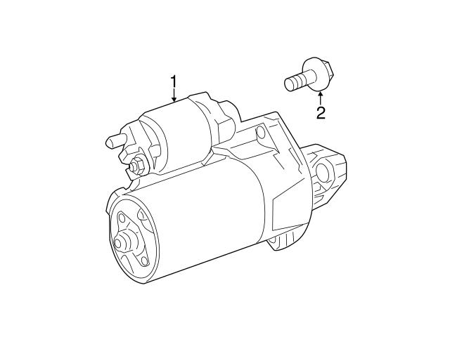Genuine Mercedes 278906090080 Starter - Mercedes | 2789060900 ...