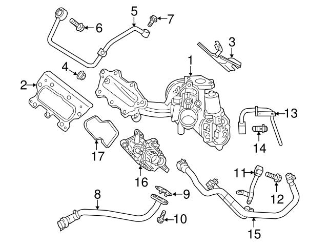 Genuine Smart 2811810080 Turbocharger Oil Line Gasket - Smart
