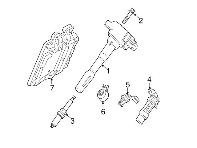 Genuine Smart 2819000100 Engine Control Module - Smart