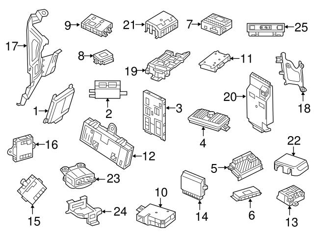 Genuine Mercedes 292900410280 Parking Aid Control Module - Mercedes ...
