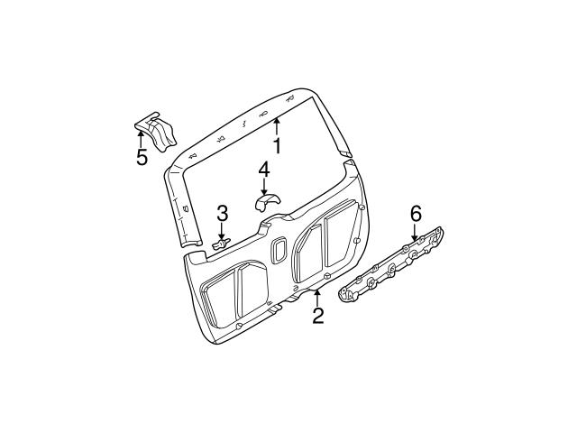 Genuine Mercedes 4149910040 Bumper Impact Strip Clip - Mercedes ...