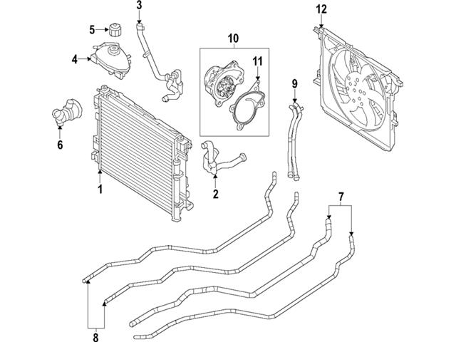 Genuine Smart 4155010015 Radiator Cap/Expansion Tank Cap - Smart