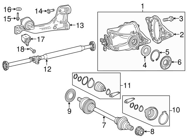 Genuine Mercedes 4473500086 Radius Arm; Rear - Mercedes
