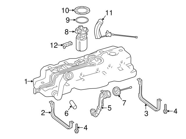 Genuine Mercedes 4474700420 Fuel Tank Filler Neck - Mercedes