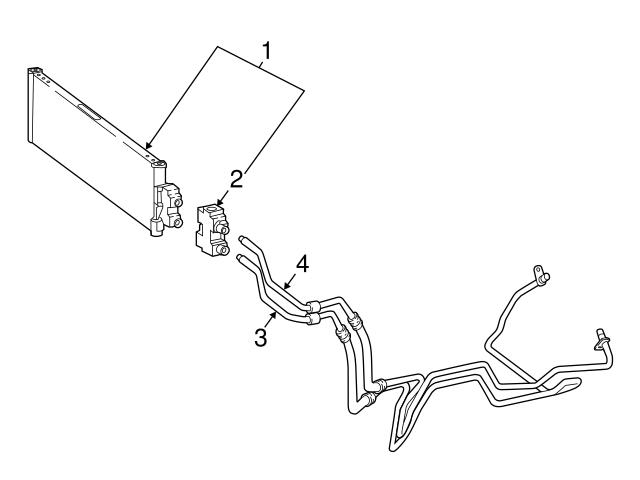 Genuine Mercedes 447500000164 Auto Trans Oil Cooler - Mercedes | 4475000001