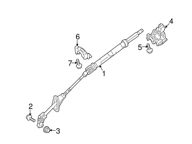 Genuine Smart 4514600001 Steering Column - Smart