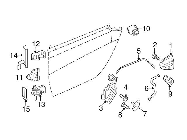 Genuine Smart 4518810123 Fender Molding; Left - Smart
